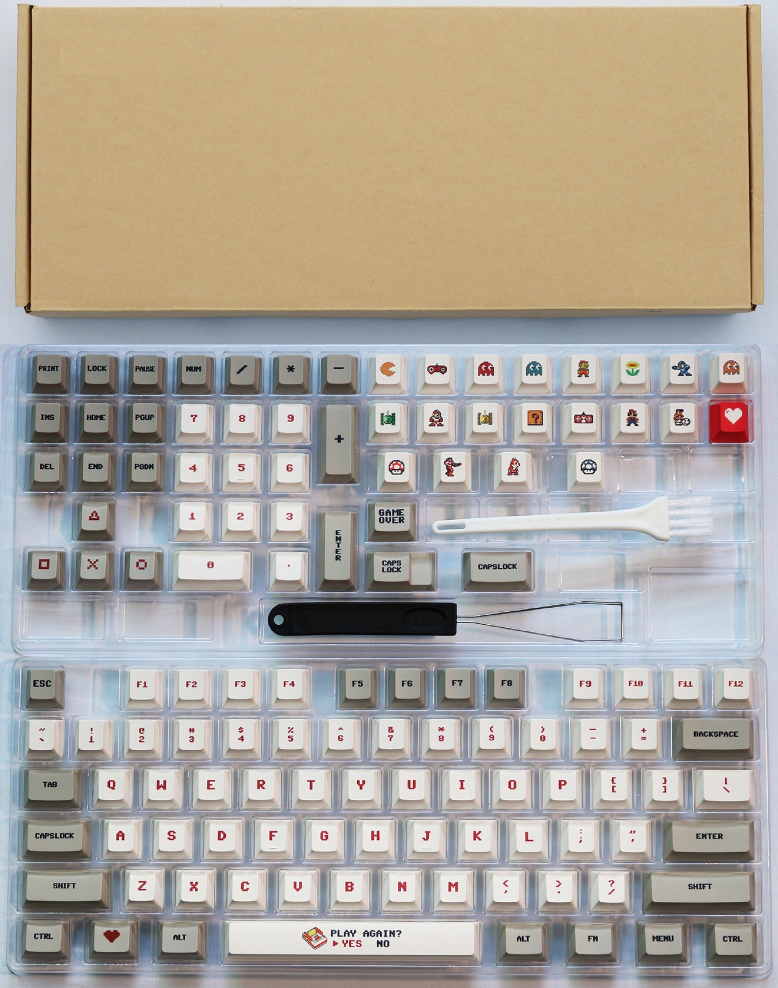 Retro Keycaps Set Cherry Artisan Keycaps Set 60 68 84 108 | Etsy