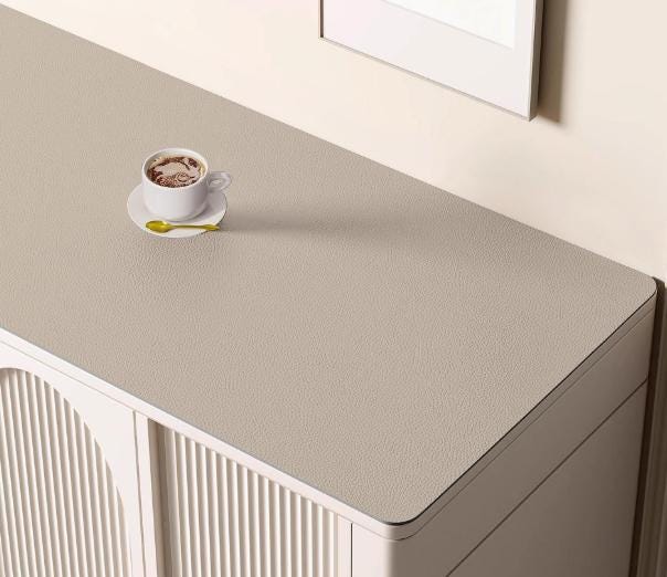 Sideboard Table Mat, Custom Size Desk Mat, Office Desk Mat, Countertop ...