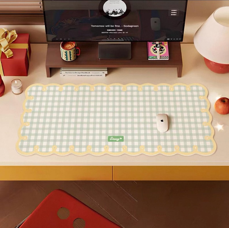 Custom Cute Waterproof Table Mats, Personalized Desk Mat, Cute Gaming ...