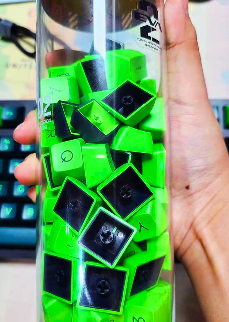 Dark Green Keycaps Set Green Gaming Keycaps Set Mechanical - Etsy