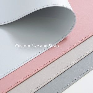 Leather Office Desk Mat, Custom Size Desk Mat, Large Waterproof Mouse ...