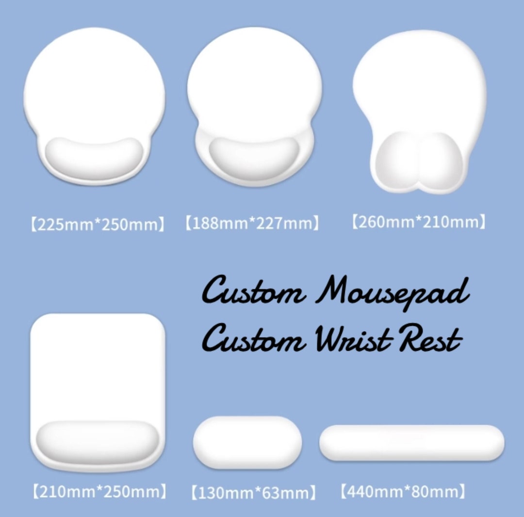 Custom Photographs Wrist Rest, Custom Photo Mousepad, Personalised ...