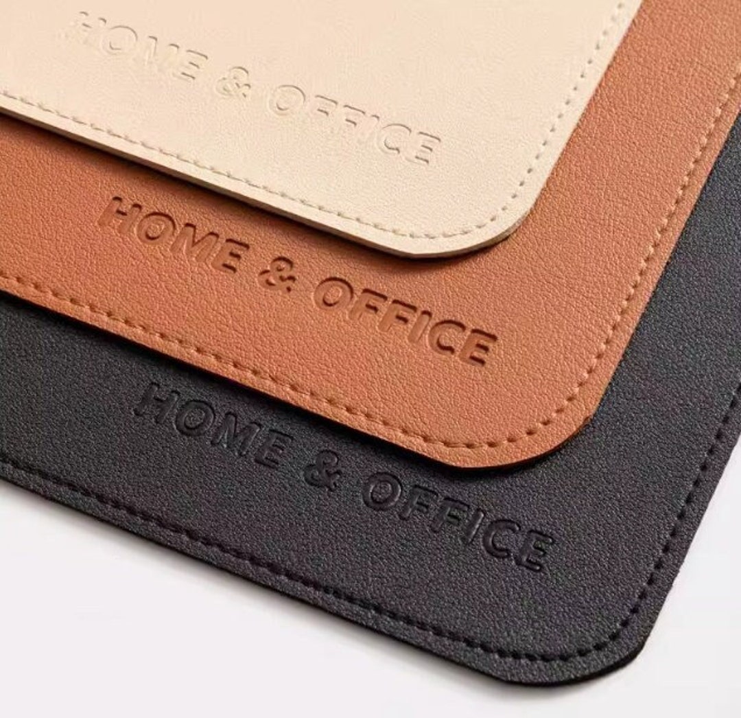 Non-slip Locking Edge Desk Mat, Upscale Office Desk Mat, Waterproof ...