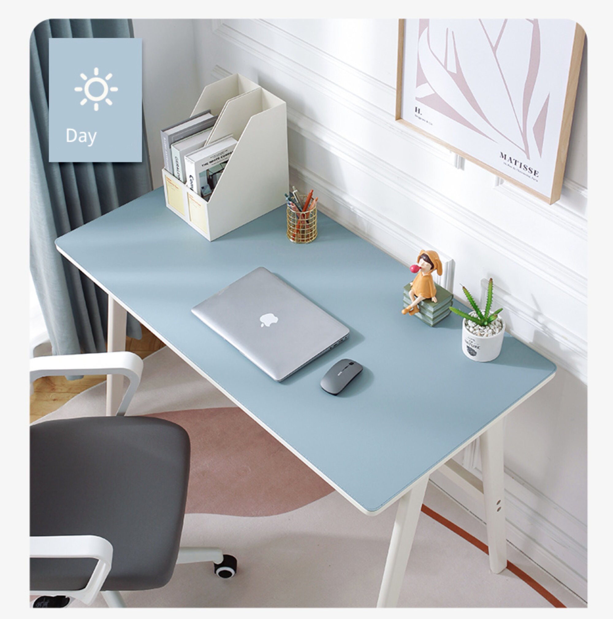 Leather Office Desk Mat, Custom Size Desk Mat, Large Waterproof Mouse ...