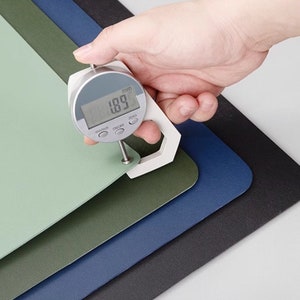 Custom Size Desk Mat, Nappa Leather Desk Mat, Personalized Office Desk ...