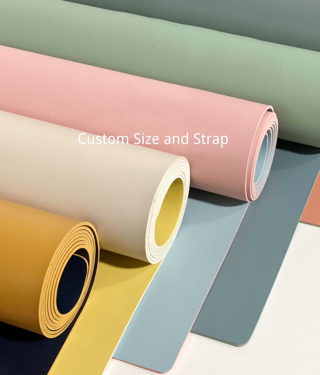 Custom Size Office Desk Mat, Large Leather Desk Mat, Waterproof Large ...