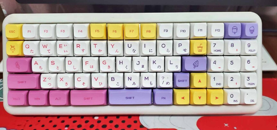 Cute Keycaps Set XDA Artisan Keycaps Set 61 64 87 104 108 | Etsy