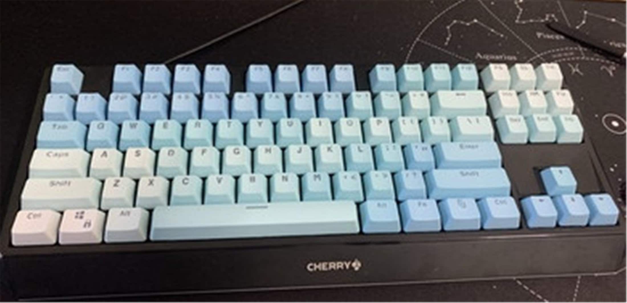Rainbow Keycaps Set, Cherry Artisan Keycaps Set, 87 104 108 Resin MX ...