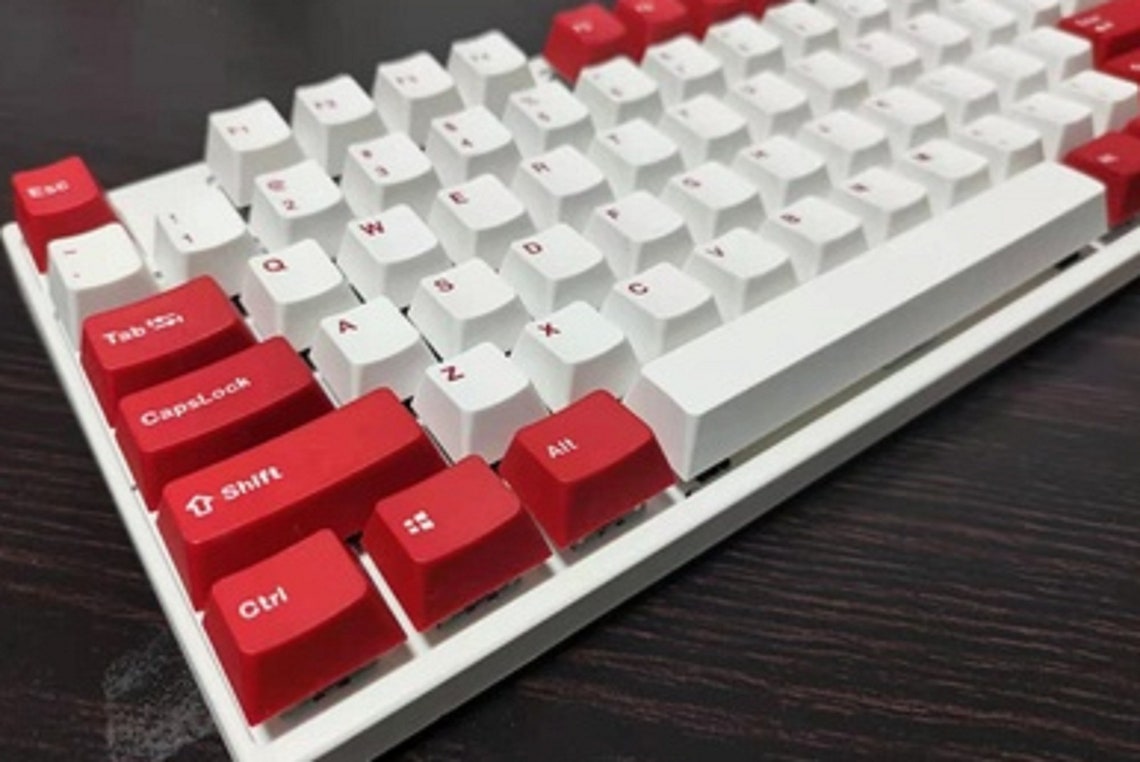 Red Keycaps Set OEM Artisan Keycaps Set 61 64 68 87 104 108 - Etsy UK