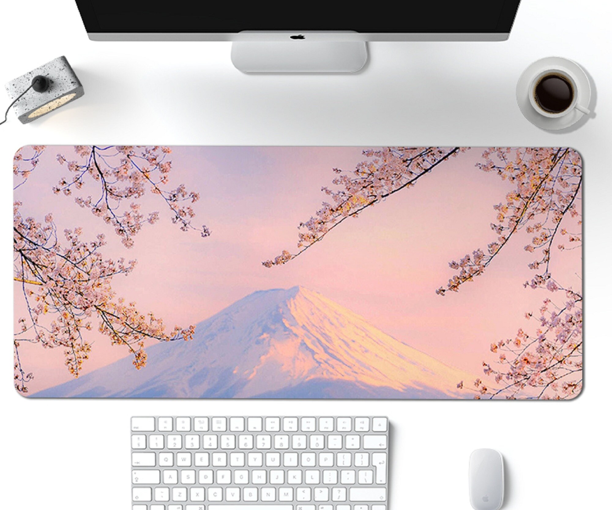 Floral Desk Mat Table Keyboard Mat Print Large Mouse Pad - Etsy