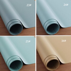PVC Custom Desk Mat, Custom Size Desk Mat, Large Leather Desk Mat ...