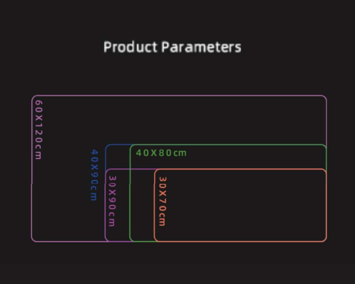 Blue Custom Desk Mat, Office Leather Desk Mat, Waterproof Large Mouse ...