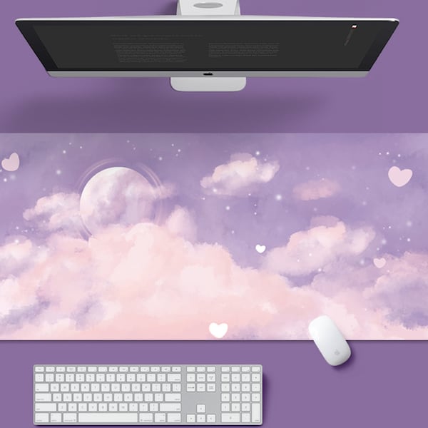 Purple Mouse Pad - Etsy
