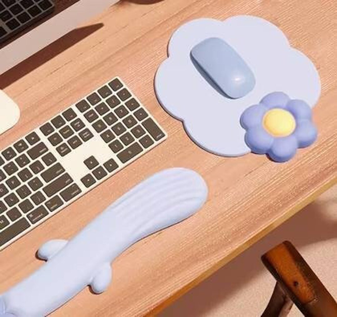 Sunflower Wrist Rest, Gerbera Silicone Wrist Rest, Non-slip Keyboard ...