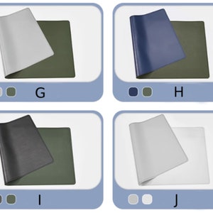 Large Custom Size Desk Mat, Office Desk Mat, Leather Waterproof Desk ...