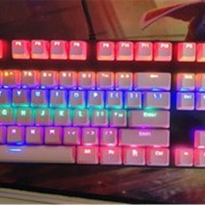 Rainbow Keycaps Set, Cherry Artisan Keycaps Set, 87 104 108 Resin MX ...