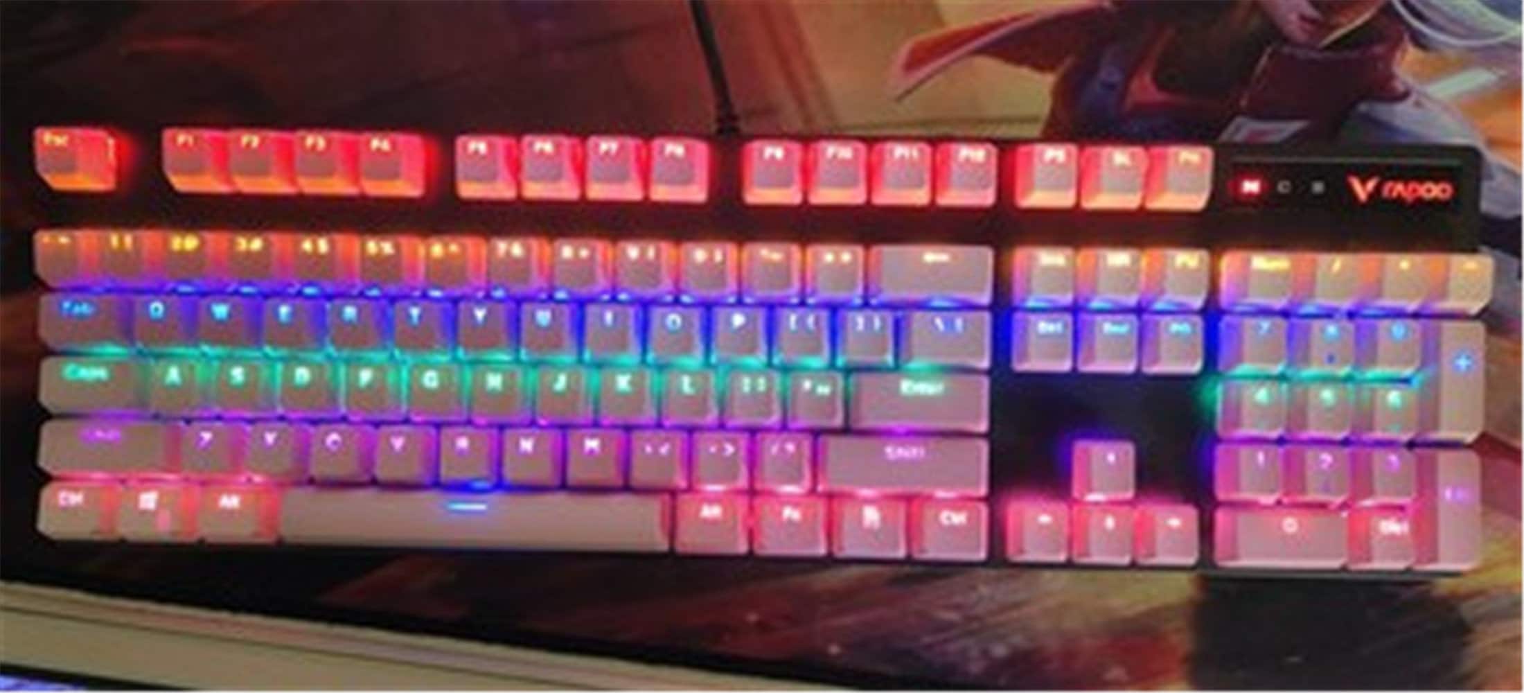 Rainbow Keycaps Set, Cherry Artisan Keycaps Set, 87 104 108 Resin MX ...