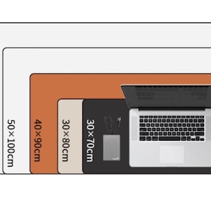 Leather Desk Mat, Custom Size Desk Pad, Large Mouse Pad, Imitation ...