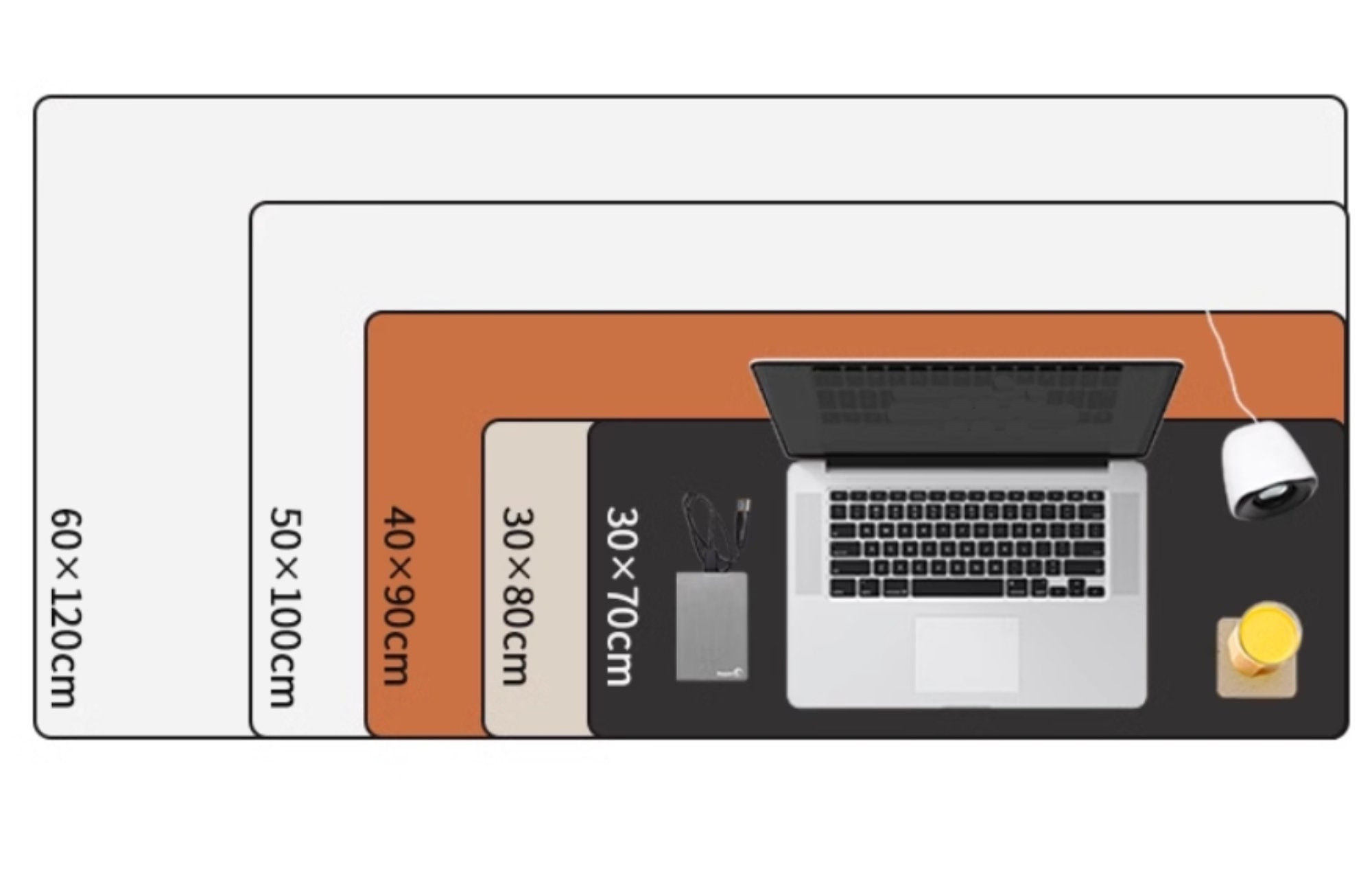 Leather Desk Mat, Custom Size Desk Pad, Large Mouse Pad, Imitation ...