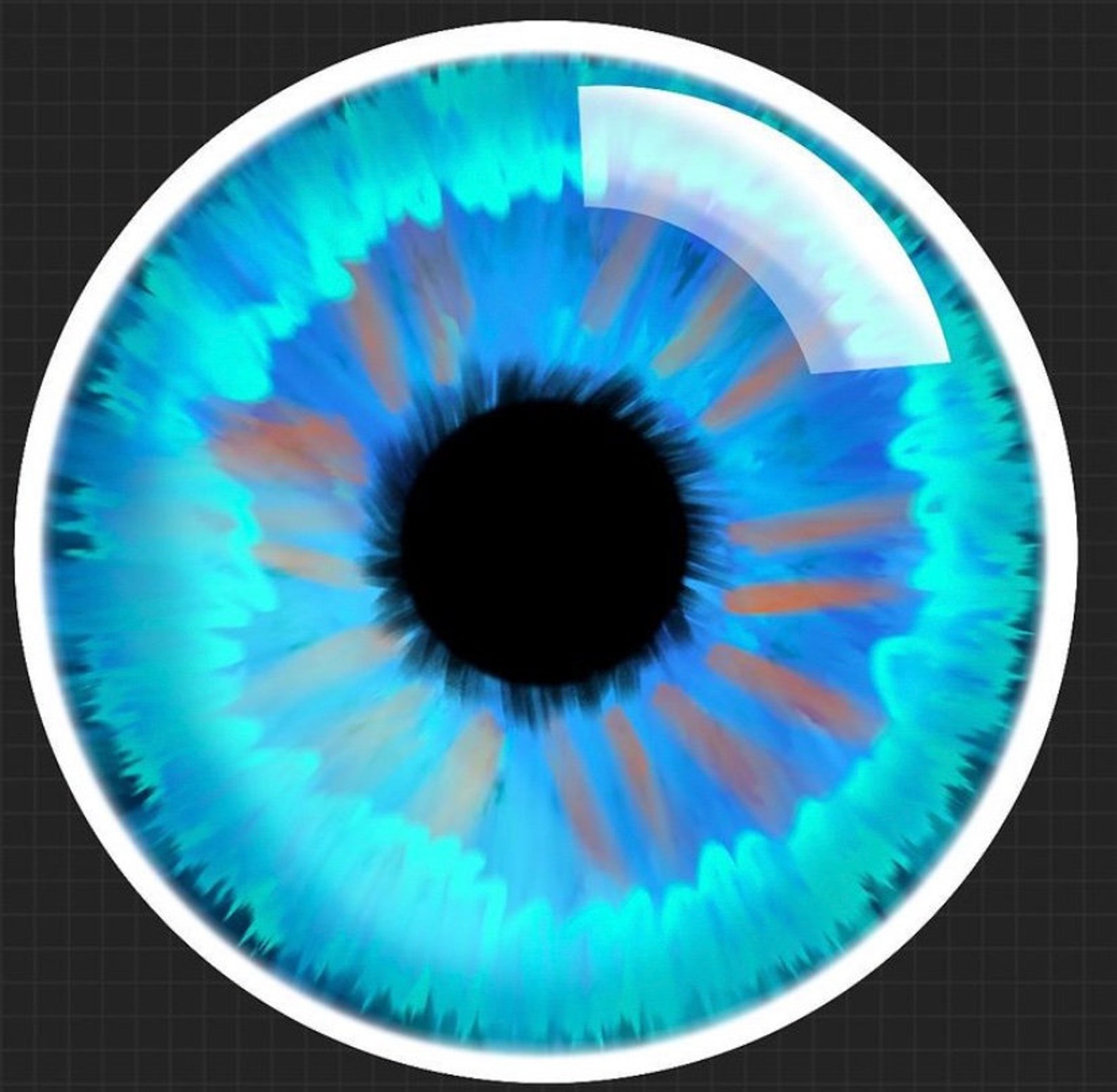 Blue Eye Sticker - Etsy