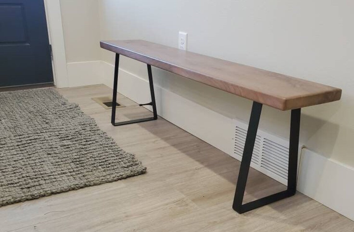 Bench Side Table Entry Way Bench End of Bed Bench Table Bench - Etsy