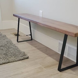 Bench Side Table Entry Way Bench End of Bed Bench Table Bench Rustic ...