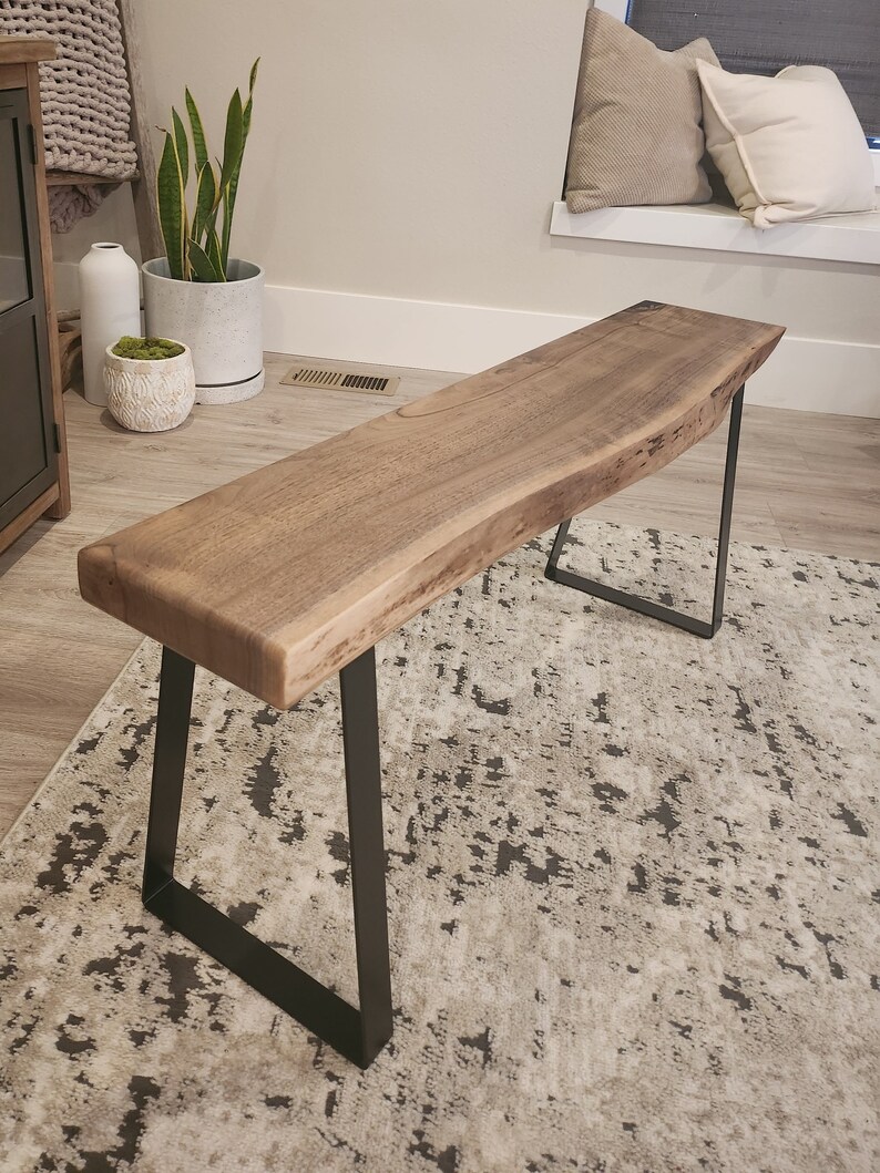 Bench Side Table Entry Way Bench End of Bed Bench Table Bench - Etsy