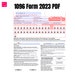 1096 IRS PDF Fillable Template 2023/2024 With Print and Clear Buttons Courier Font Digital ...