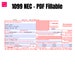 1099 NEC Editable PDF Fillable Template 2024 | With Print and Clear ...