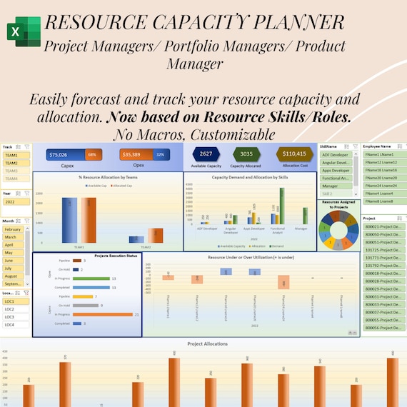 Excel Resource Allocation Template
