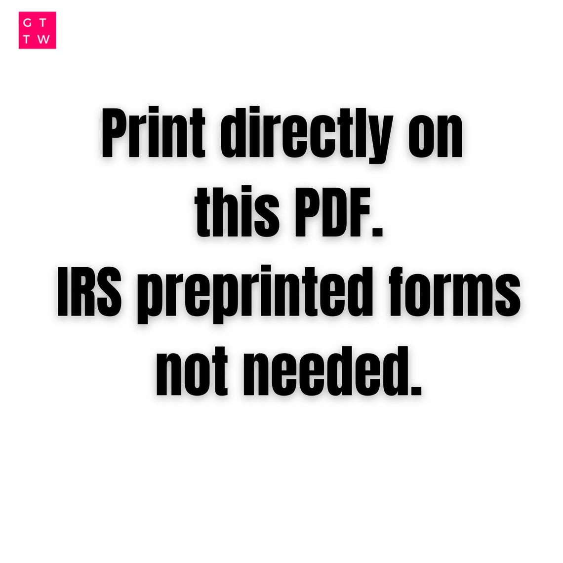 1099 NEC Editable PDF Fillable Template 2025 | With Print and Clear ...