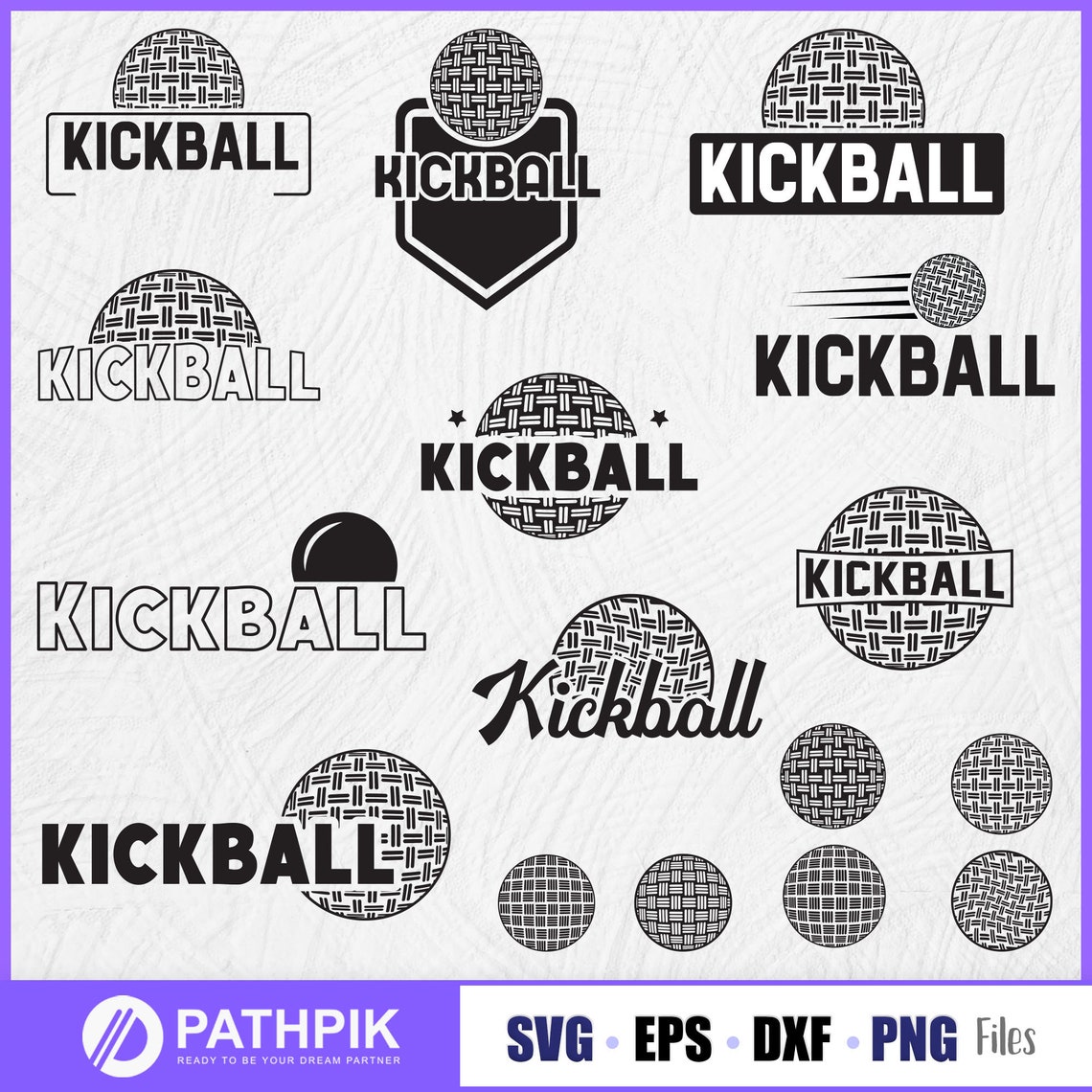 Kickball SVG 16 Design, Kickball PNG, Kickball Vector, Kickball SVG ...