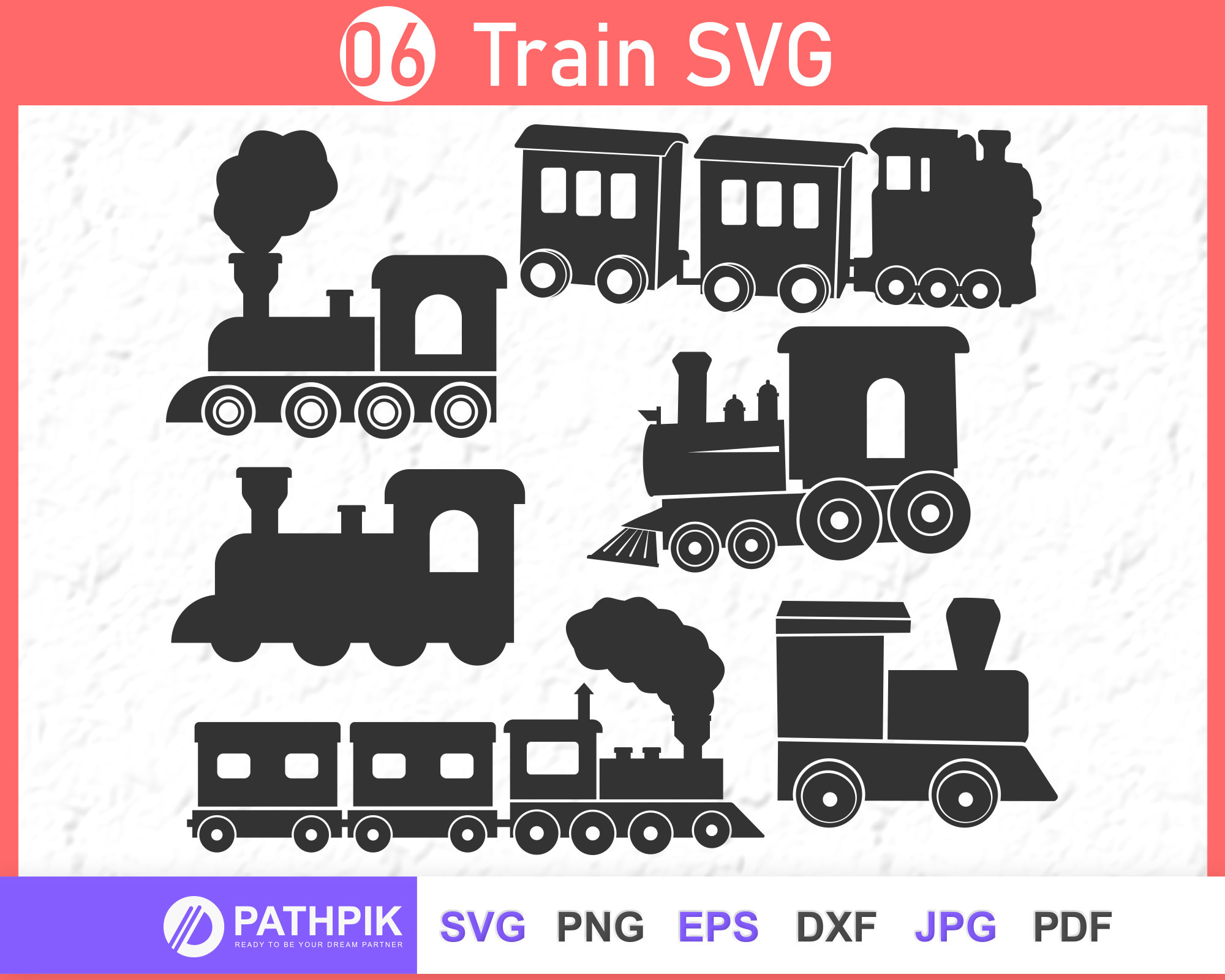 Train SVG Train SVG Bundle Design Train SVG Choo Choo Train - Etsy