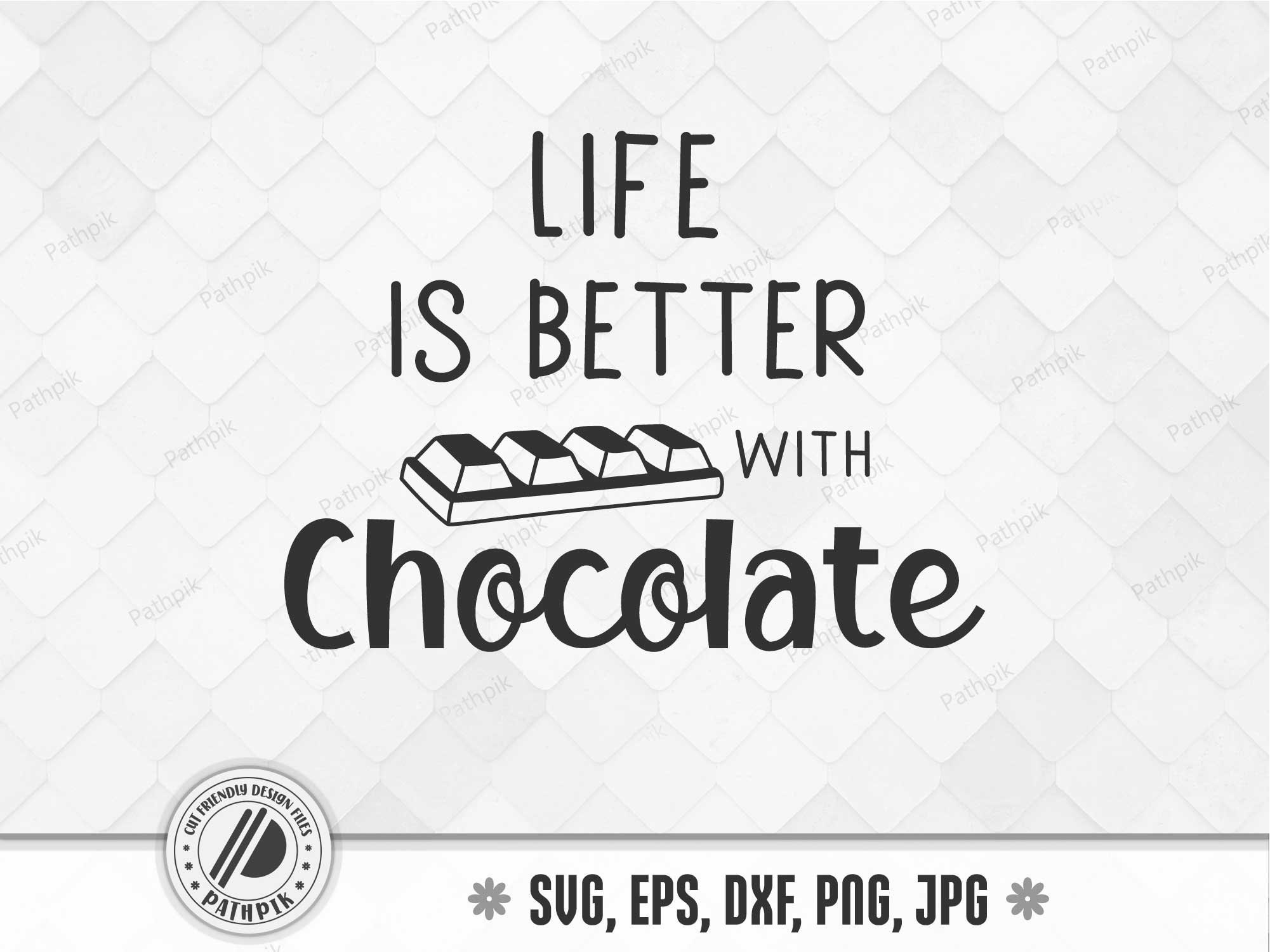 Chocolate Quotes SVG, Cut Files for Your Crafting Work - Etsy
