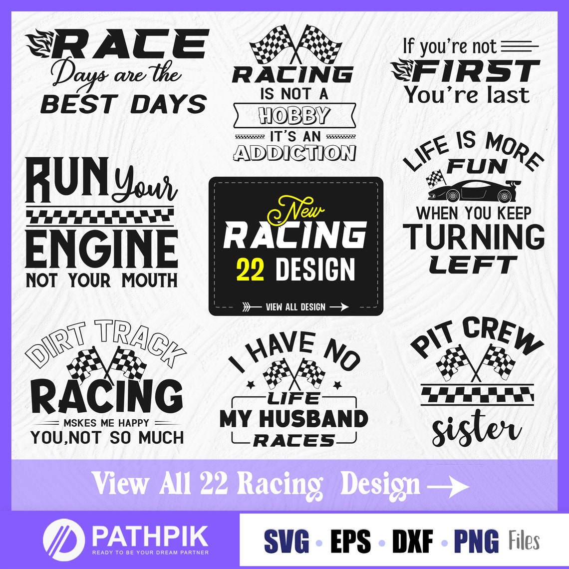 Racing SVG Bundle Racing Svg Racing Sayings Svg Car Racing - Etsy