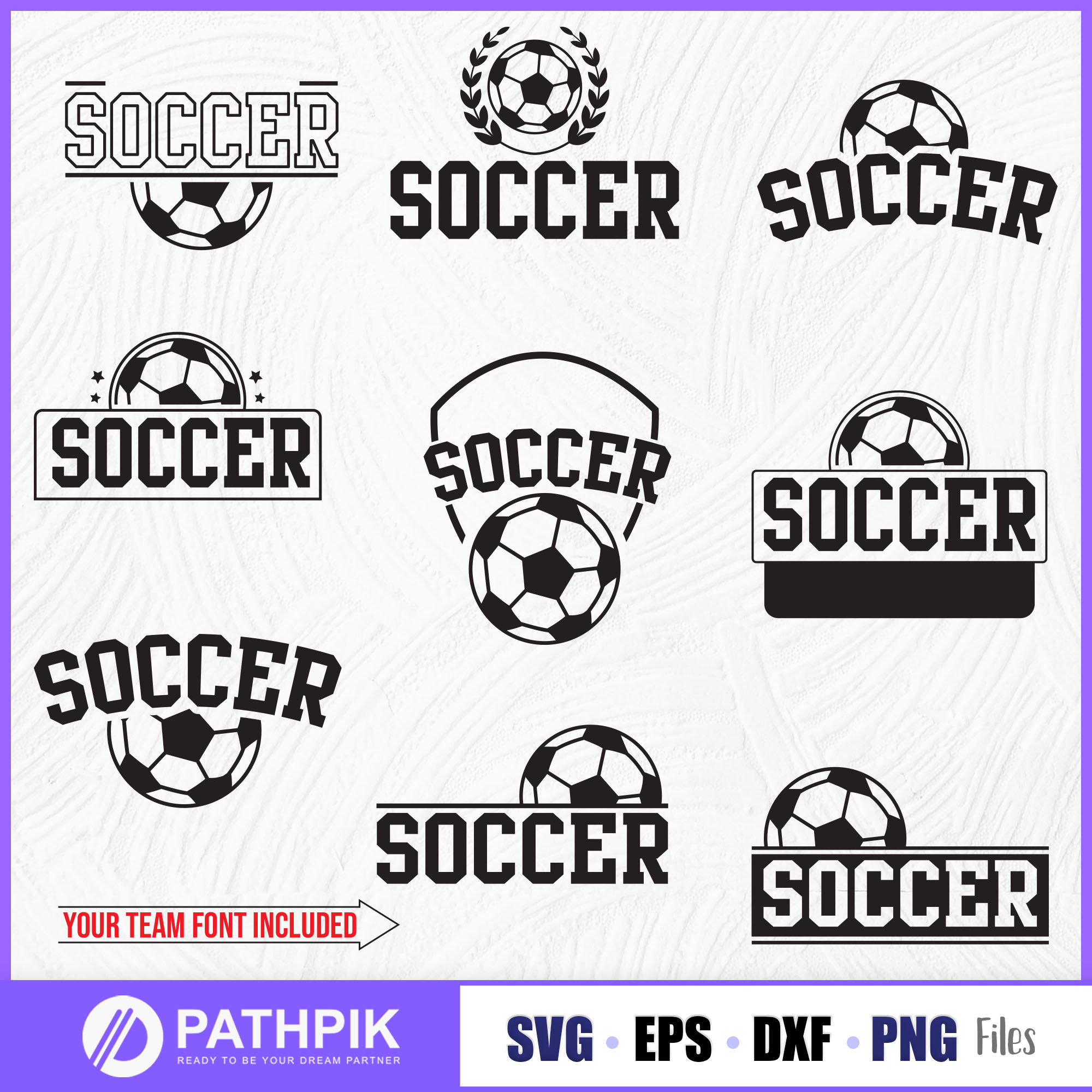 Soccer SVG Custom 09 Design , Soccer Gift, Sports Quotes, Soccer Team ...