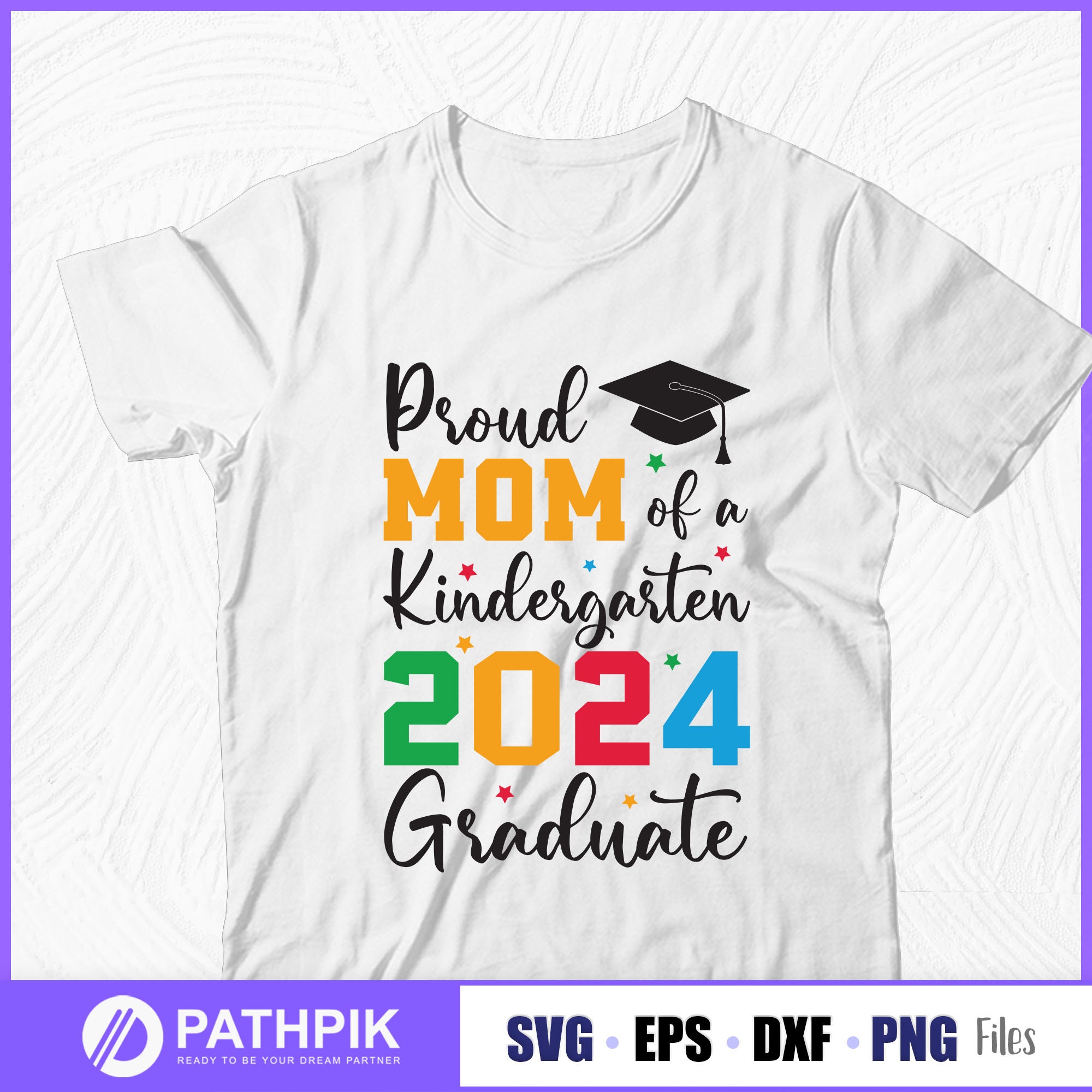 Kindergarten Grad 2024 SVG, Kinder Graduate 2024 SVG, Proud Family ...