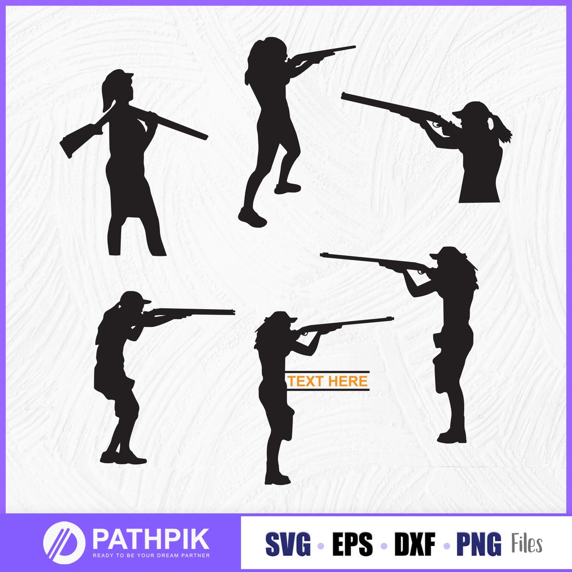 Skeet Shooter Svg, Shooting Silhouette, Hunting & Shooting SVG ...