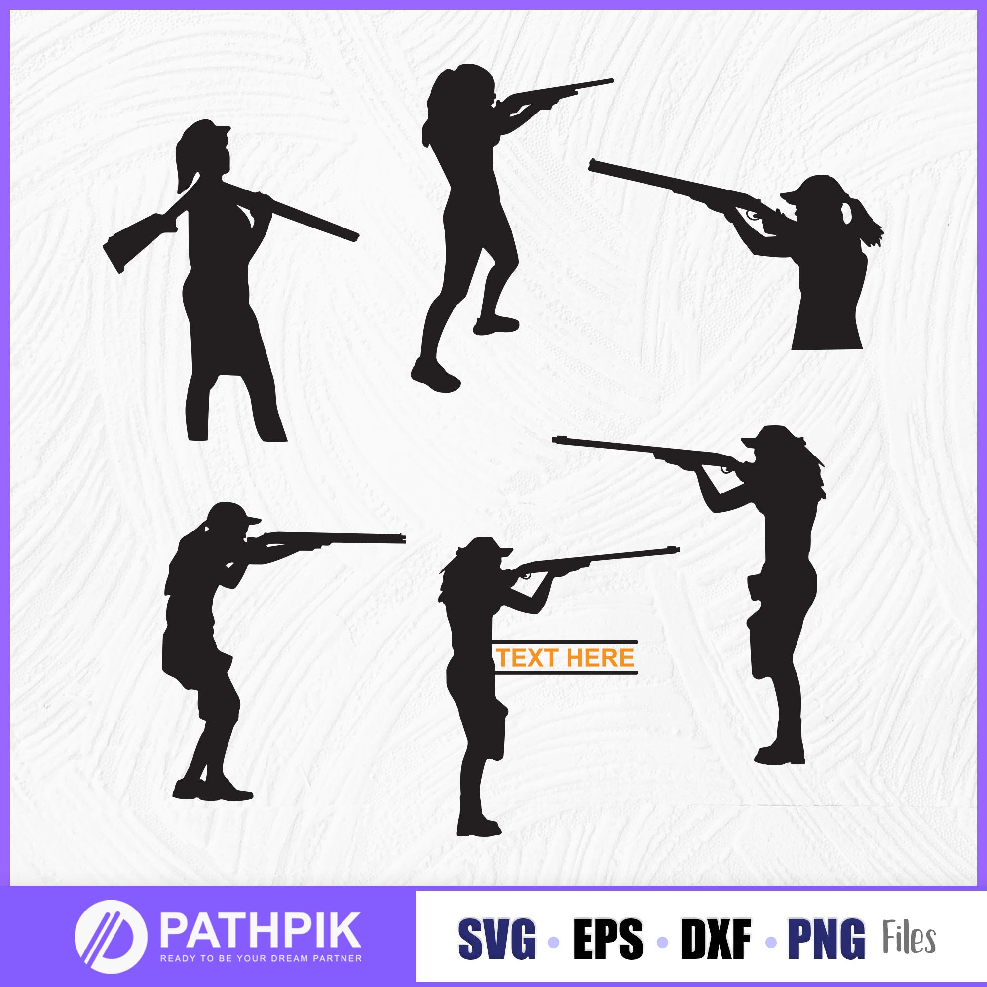 Skeet Shooter Svg, Shooting Silhouette, Hunting & Shooting SVG ...