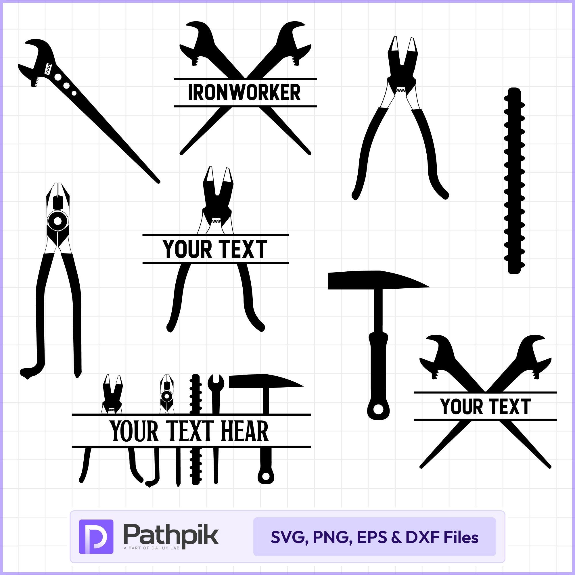 Ironworker SVG, Spud Wrench SVG, Iron Worker Svg, Union Ironworker With ...