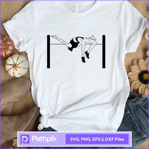 Track Jumping SVG Files, Long Jump Svg, High Jump SVG, Track and Field ...