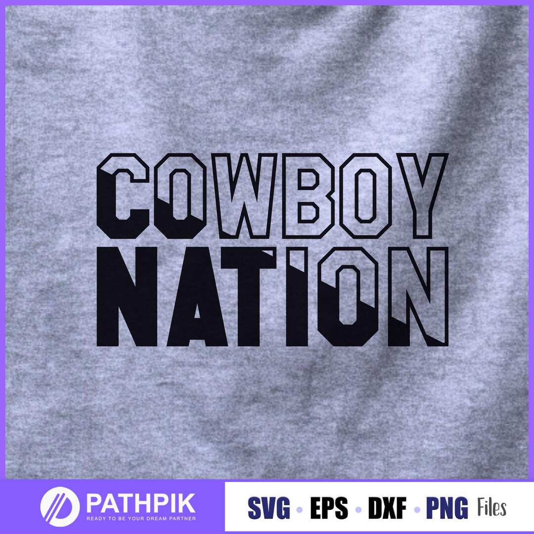 Cowboy Nation SVG Cowboys School Spirit SVG Cricut Cowboys Team Svg ...