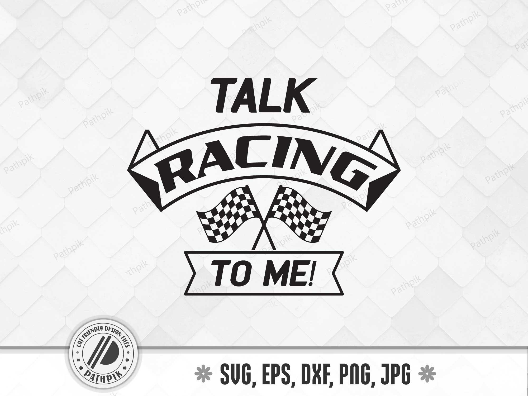 Car Racing Svg Cut Files for Your Crafting Work - Etsy
