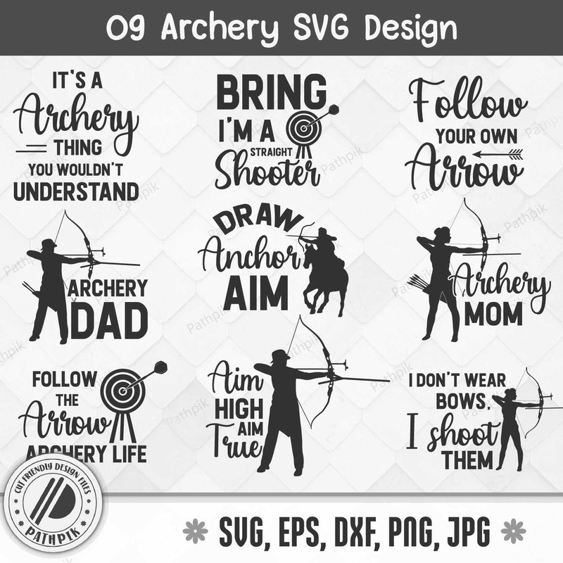 Archery Svg - Etsy