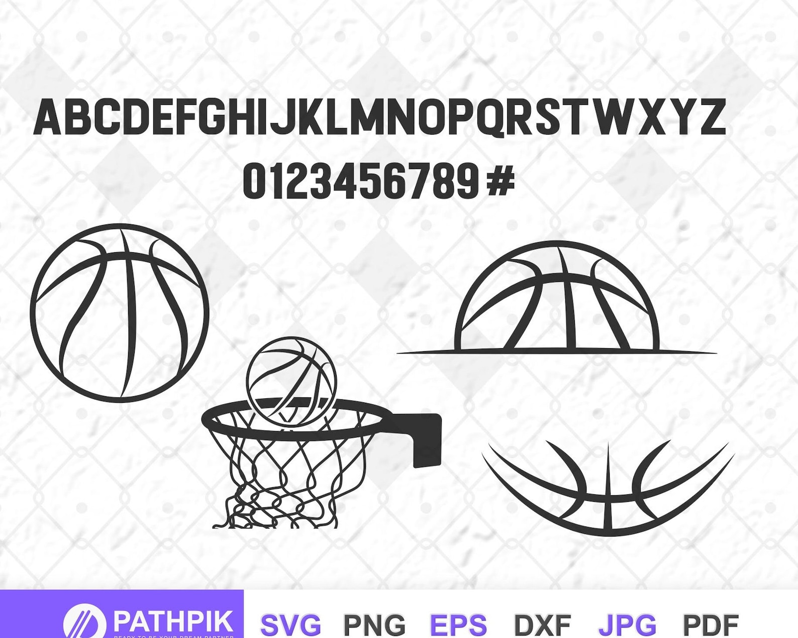 Basketball Custom Logo SVG, Basketball Team Shirt Design, Cut Files for ...