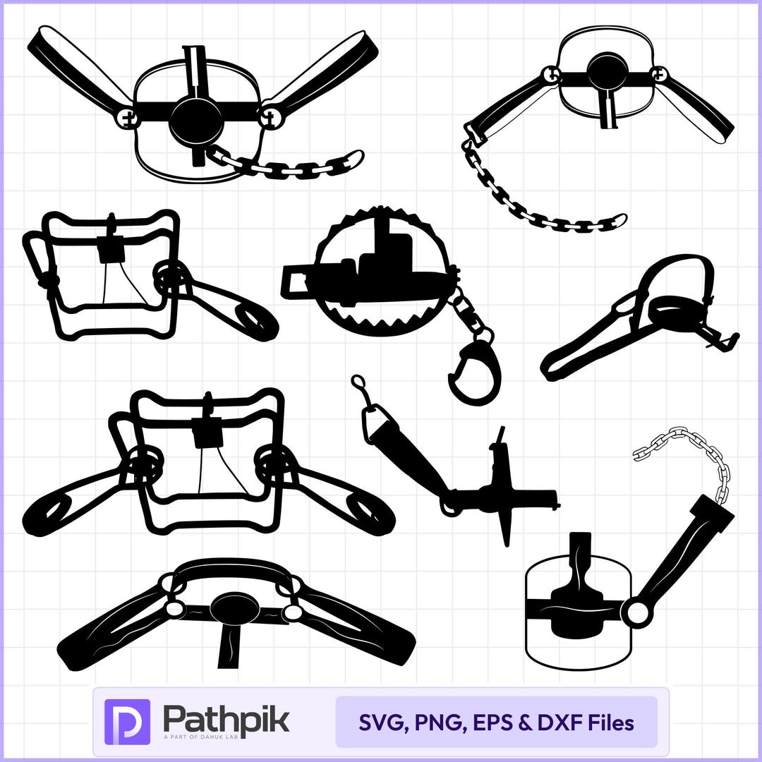 Long Spring Trap SVG, Hunting SVG, Raccoon SVG File, Longspring ...