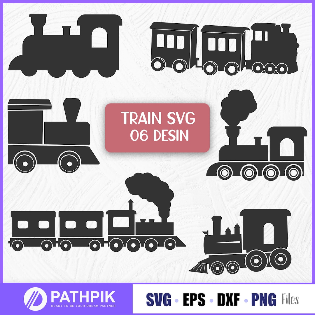 Train SVG, Train SVG Bundle Design, Train SVG, Train Clipart, Train ...