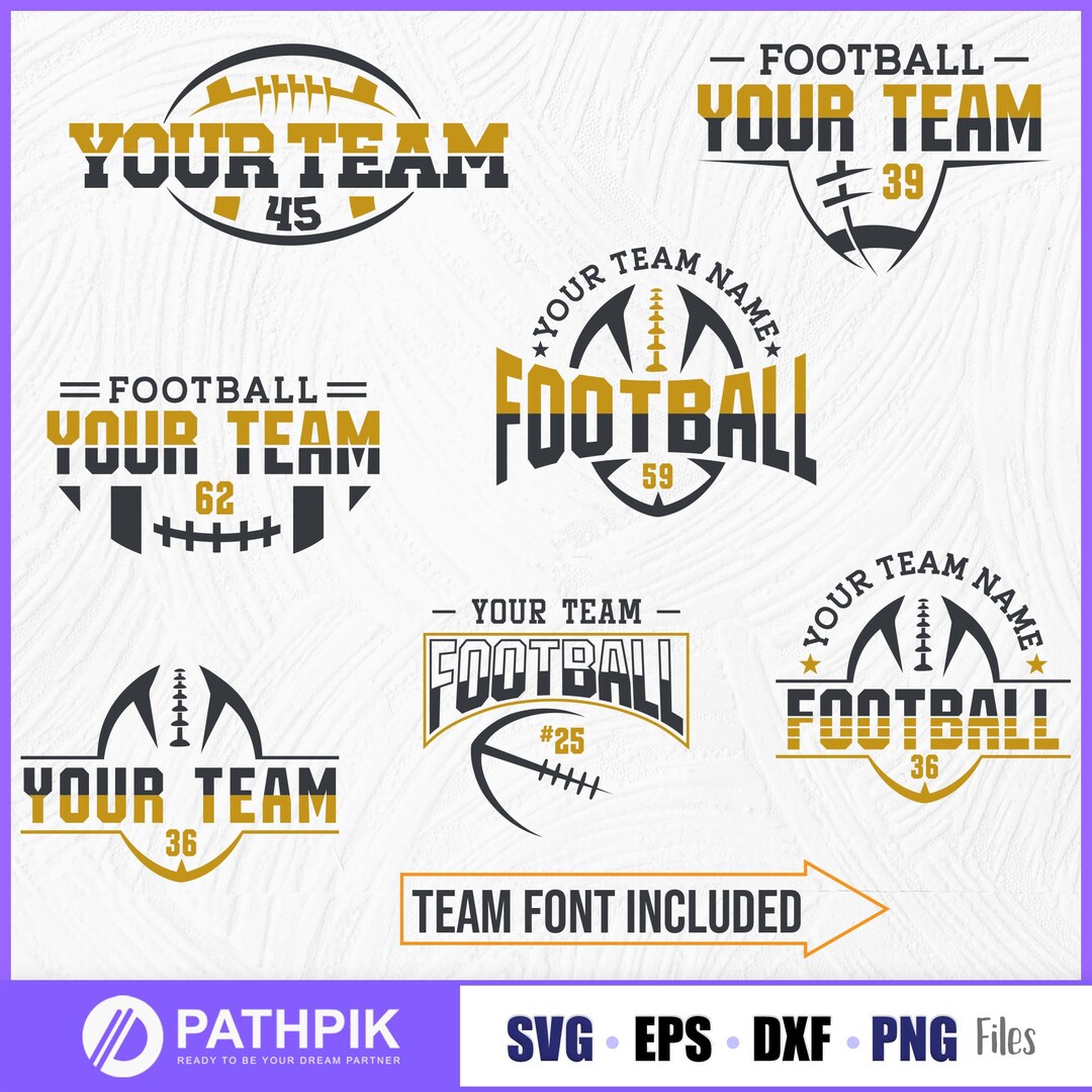 Football Team Shirt Design, Football SVG Diy Sports Quote Football ...