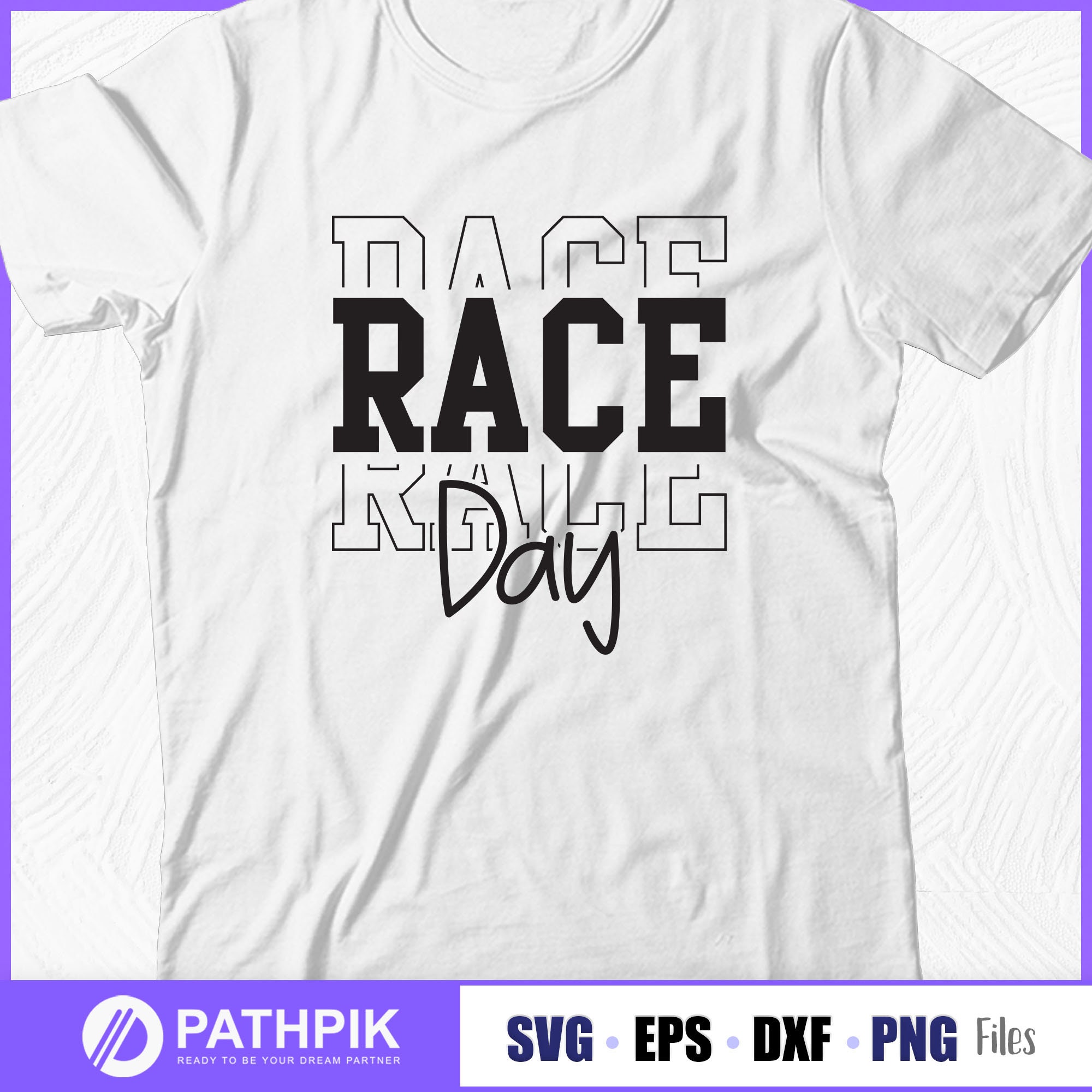 Race Day Svg 05 Design, Racing Quote Svg, Race Day Shirt Svg, Race Day ...