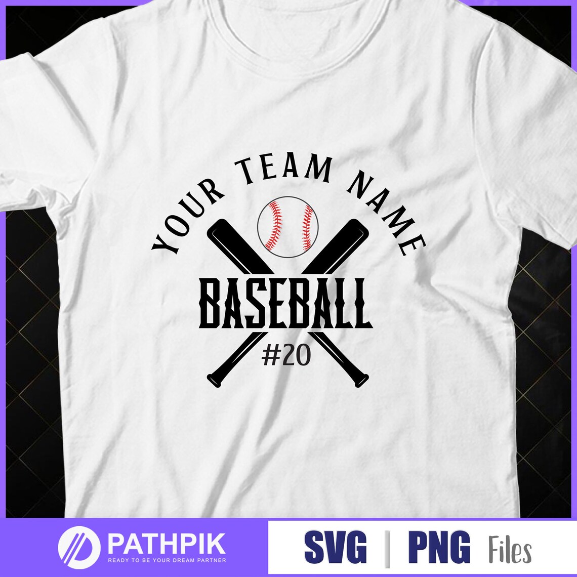 Baseball Team Name Custom SVG Design, Baseball Team Shirt Design ...